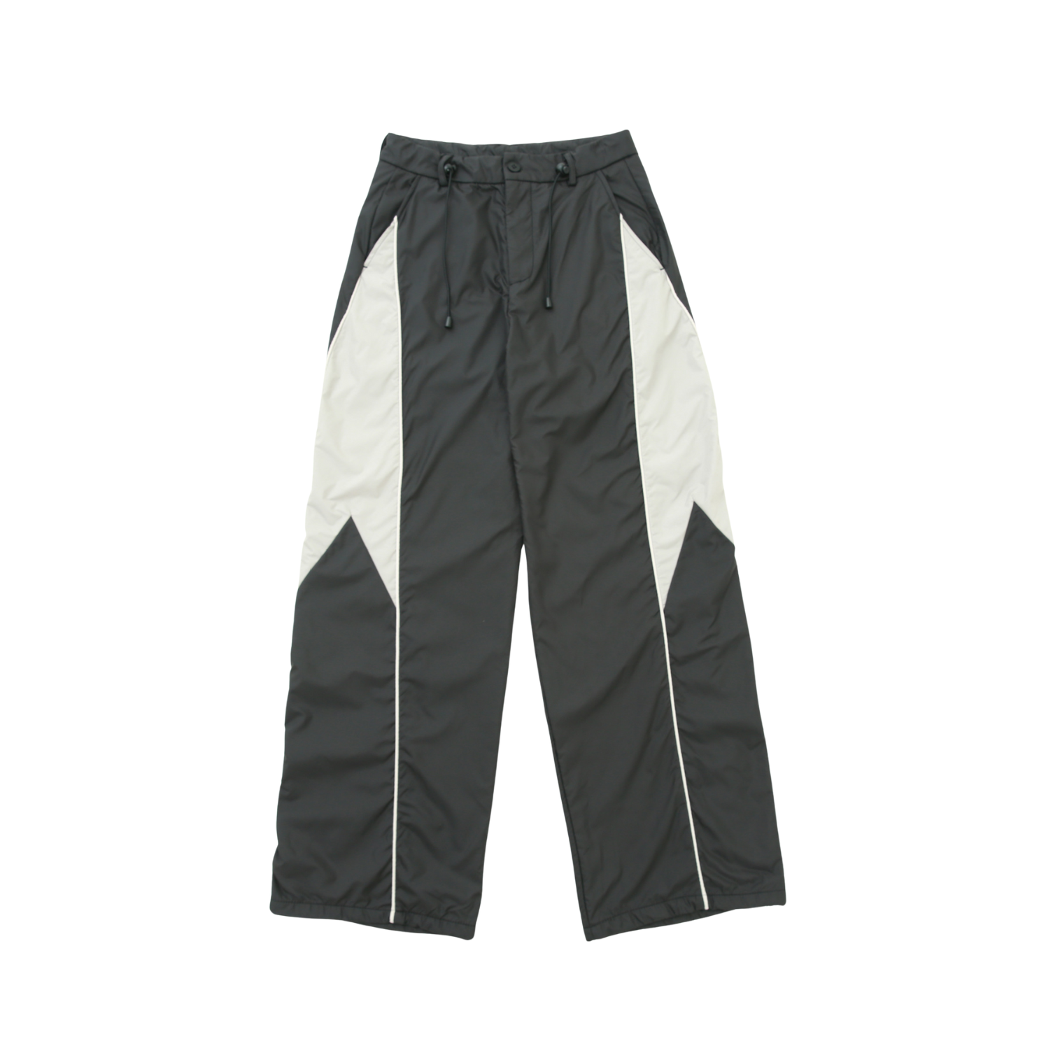 Monochrome Dual Tone Pants - h0neybear