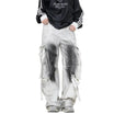 Cipher White Layered Cargo Pants - h0neybear Steetwear