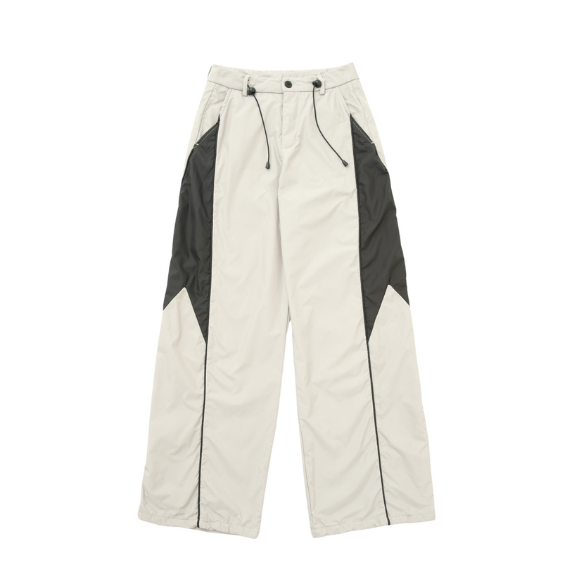 Monochrome Dual Tone Pants - h0neybear