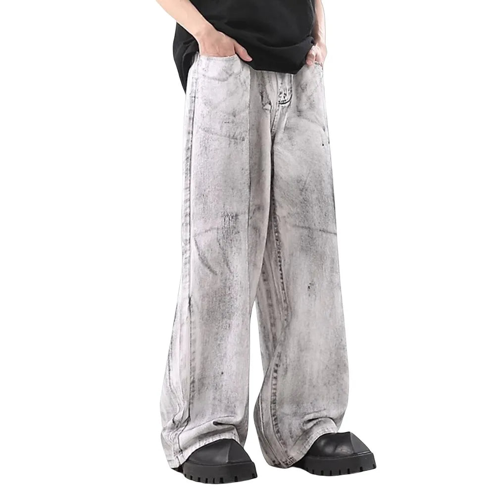 Cloud Wash Denim Pants - h0neybear
