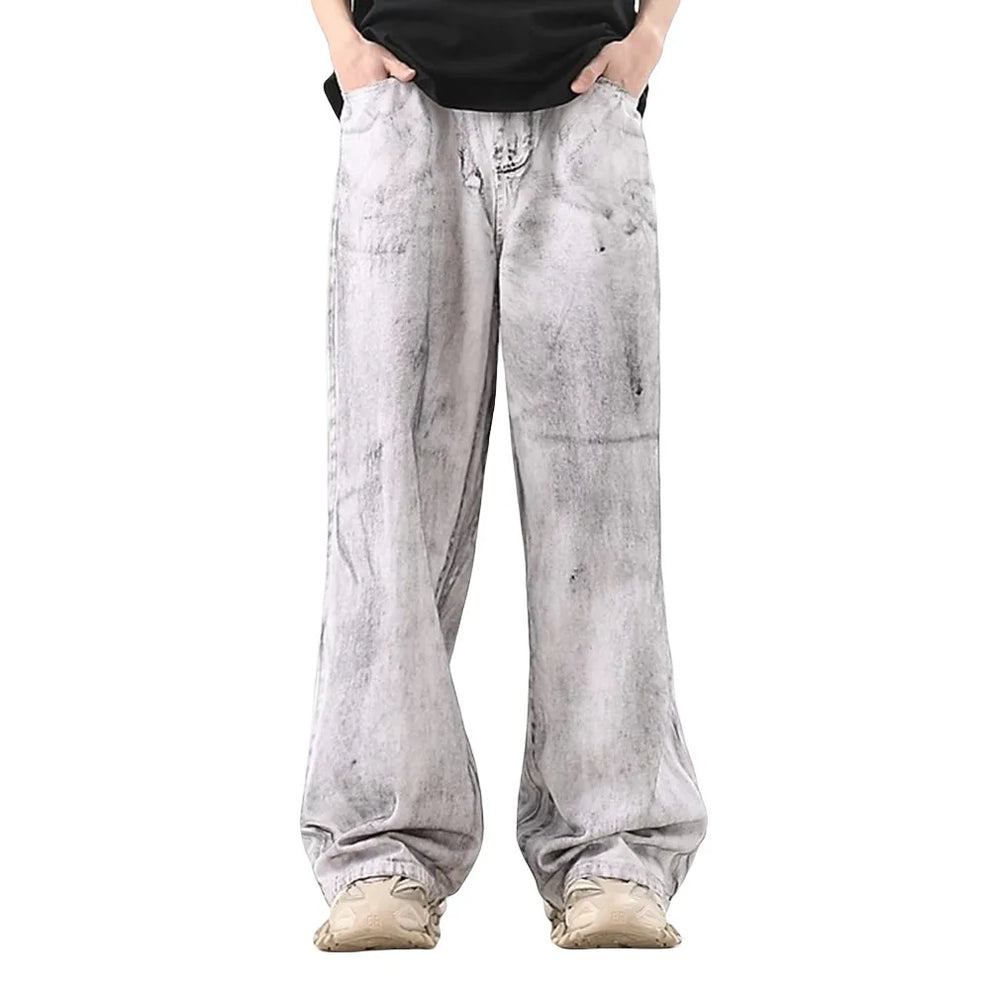 Cloud Wash Denim Pants - h0neybear