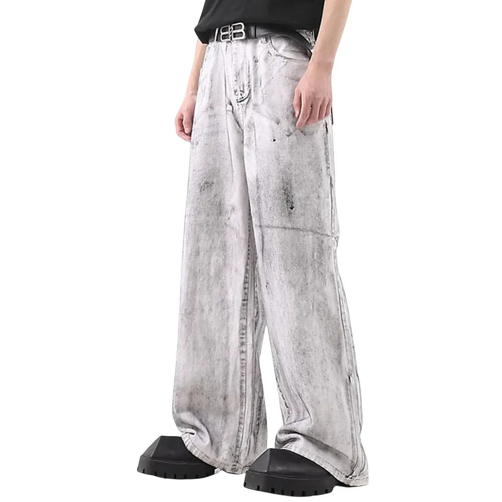 Cloud Wash Denim Pants - h0neybear
