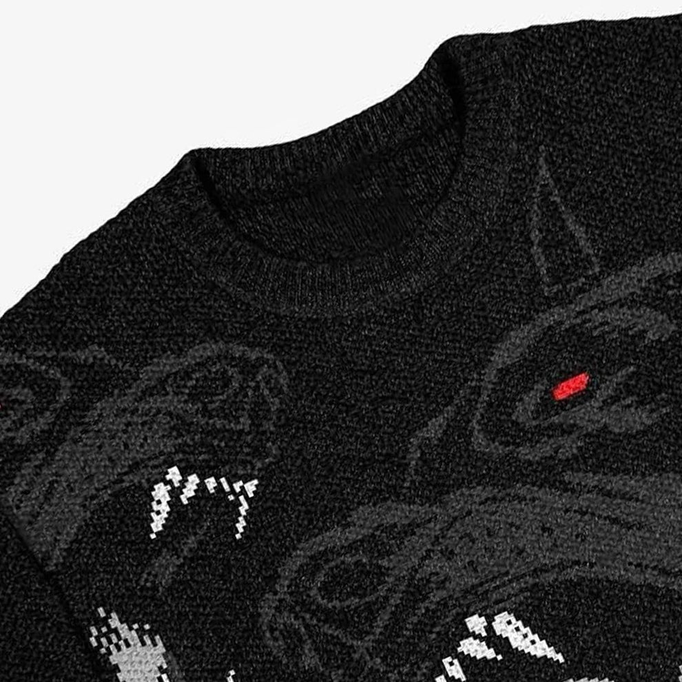 Cerberus Knit Sweater - h0neybear