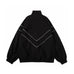 Basic Reflective Striped Jacket | Essential Jacket Coats – h0neybear