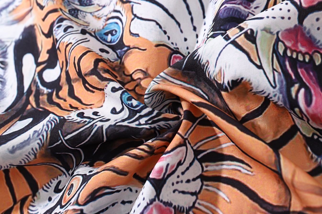 Sunda Tiger Print Shirt | Print Summer Shirts & Tops | h0neybear